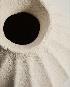 Krémová ručně vyrobená/vysoká váza z papírmaše (výška 46,5 cm) Arquena – Kave Home