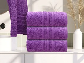 Ručník Comfort 50 x 100 cm fialový, 100% bavlna
