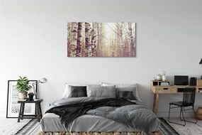 akrylový obraz stromy 125x50 cm