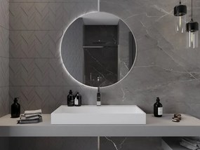 Mexen Erg koupelnové zrcadlo s podsvícením, kulaté 90 cm, LED 6000K, protizamlžovací - 9823-090-090-611-00