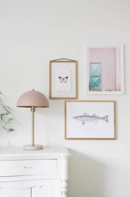 Stolní designová růžová lampa Montana Pink