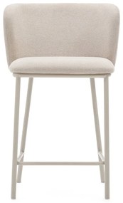 Béžová barová židle (výška sedáku 65 cm) Ciselia – Kave Home