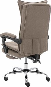 Masážní kancelářská židle taupe textil 20373