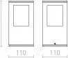 RED R10368 Venkovní svítidlo PONDER stříbrné 230V E27 18W IP44 - RED - DESIGN RENDL