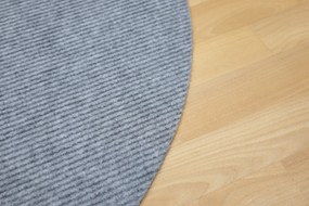 Vopi koberce Kusový koberec Quick step šedý kruh - 200x200 (průměr) kruh cm