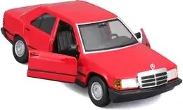 Bburago Mercedes-Benz 190 E 2.6 červená 1:24 / od 3 let