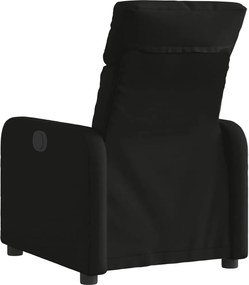 Elektrické polohovací křeslo černé textil 3206683