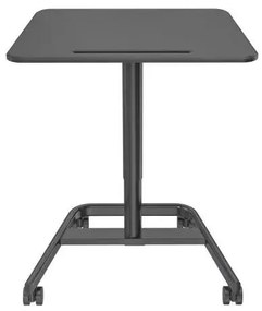 D107B Pojízdný stolek na notebooky a laptopy Černý | Nosnost 10 kg