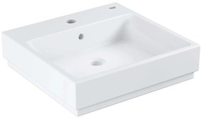 Grohe Cube Ceramic - Umyvadlo s přepadem, 50x49 cm, PureGuard, alpská bílá 3947400H