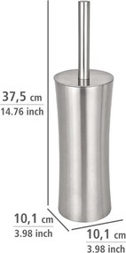 Nádoba na WC PIENO + štětka WC, nerezová ocel, WENKO