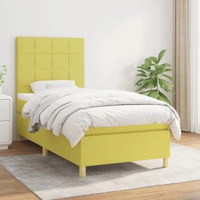 vidaXL Box spring postel s matrací 80 x 200 cm textil [3142291] Barva: Tmavě šedá