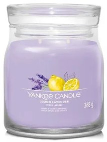 Aromatická svíčka, Yankee Candle Signature Lemon Lavender, hoření až 50 hod