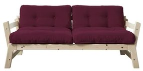 sofa STEP by Karup - 75*158 cm natural (přírodní) + futon bordeaux 710