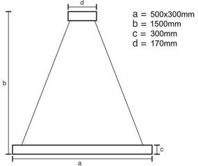 LED Stmívatelný lustr na lanku LED/70W/230V 3000-6500K zlatá + dálkové ovládání