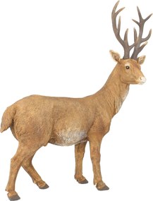 Figurka Deer 50x20x54 cm brown