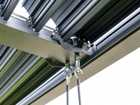 Luxe Led pergola antracit 3x4 m