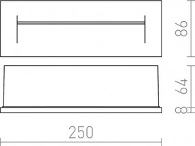 RED R12627 RASQ zápustná do stěny bílá 230V LED 8.5W IP65 3000K - RED - DESIGN RENDL