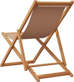 Skládací židle 2 ks, taupe látka a masivní dřevo 3214499