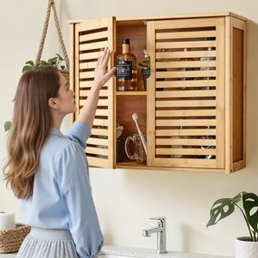 Koupelnová nástěnná skříňka VEVOR, 590 × 208 × 510 mm