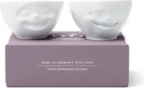 Fiftyeight Products Lachend  Zwinkernd bílá / Sada misek / 200 ml