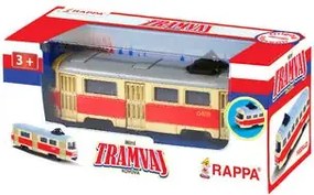 RAPPA Kovová česká retro tramvaj mini 8.5 cm / od 3 let