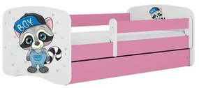 Kocot Kids Dětská postel MÝVAL růžová Velikost postele: 160x80, Matrace: Bez matrace, Šuplík: Bez šuplíku