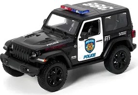 SPARKYS Kovový model auta Jeep Wrangler Policie 2018 / Kov / zpětný ch