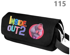 Dětský školní penál V hlavě 2 (Inside Out 2) Barva: černá 115