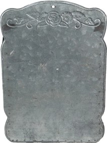 Černá antik poštovní schránka s květy Country Courier - 26*10*35 cm