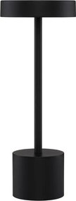 NV 9002864 Venkovní stolní lampa FUMO černý hliník a akryl LED 2W 3000K 3000K 220-240V 163st. IP54 vypínač na těle / USB kabel - NOVA LUCE