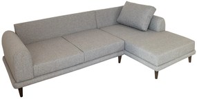 Hanah Home Čtyřmístná pohovka NERO šedá pravá 250 cm