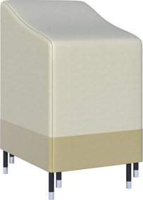 Outsunny Voděodolný Kryt na Stohovatelné Židle 90x70x115 cm Oxford 600D s Ochrannou proti UV Záření Bežový a Hnědý | Aosom