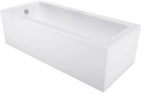 Mexen Cubik obdélníková vana 170 x 70 cm s krytem, bílá - 55031707000X