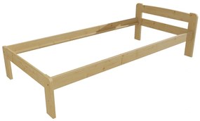 Jednolůžková postel VMK009A (Barva dřeva: bezbarvý lak, Rozměr: 80 x 200 cm)