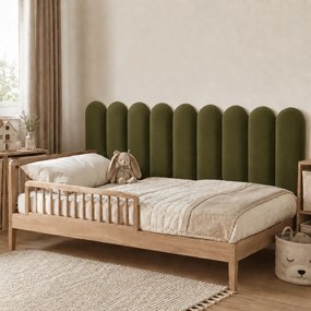 Čalouněný panel - Oblouk - 20x80cm Barva: Khaki