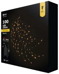 LED větvička 150cm EMOS ZY2262 venkovní 230V teplá bílá s časovačem