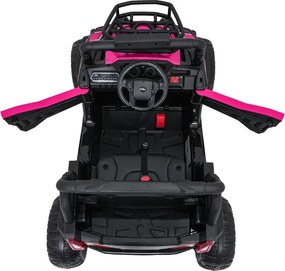 Elektrické terénní autíčko UTV LIFT růžové