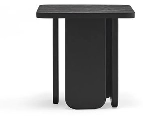 Odkládací stolek arq 48 x 48 cm černý MUZZA