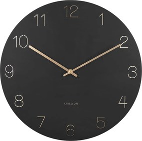Nástěnné hodiny Charm Numbers 40 cm černé