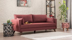 Hanah Home Rozkládací pohovka BELLA bordó 208 cm 825BLC1517