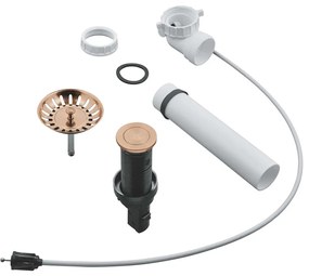 Grohe - Odtoková souprava pro dřez, kartáčovaný Warm Sunset 40986DL0