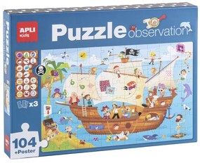 Puzzle Objevujte pirátskou loď Apli