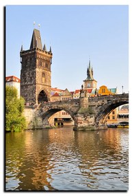 Obraz na plátně - Karlův most v Praze - obdélník 7259A (100x70 cm)