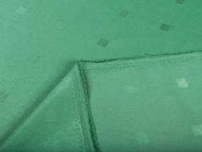 Biante Dekorační závěs PM-022 Čtverečky na zeleném 140x240 cm