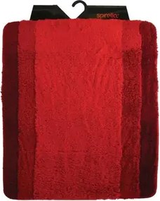 Spirella BALANCE koupelnová předložka 55 x 65 cm červená / polyester /