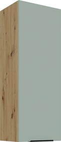 ARIA st | horní skříňka 40 G-108 1F policová | 40 cm | EXTRA VYSOKÁ | ANTI FINGERPRINT povrch | artisan/aquamarine