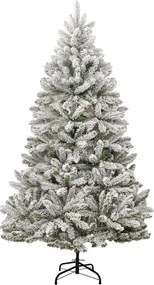 Umělý sklápěcí vánoční stromek s 300 LED a koulemi 240 cm 3210140