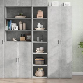 Skříň highboard betonově šedá 40 x 41 x 185 cm kompozitní dřevo