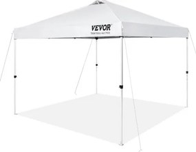 Párty stan Pop Up Canopy 3,05 × 3,05 m s přenosnou taškou pro kempování bílá