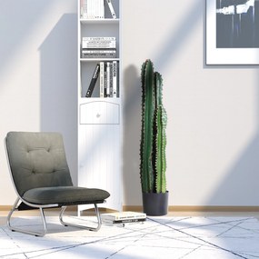 Outsunny Velký Realistický Umělý Kaktus Velikost Ø 17 x 98H cm Zelená Rostlina